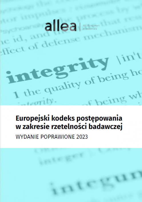 The European Code of Conduct for Research Integrity - ALLEA