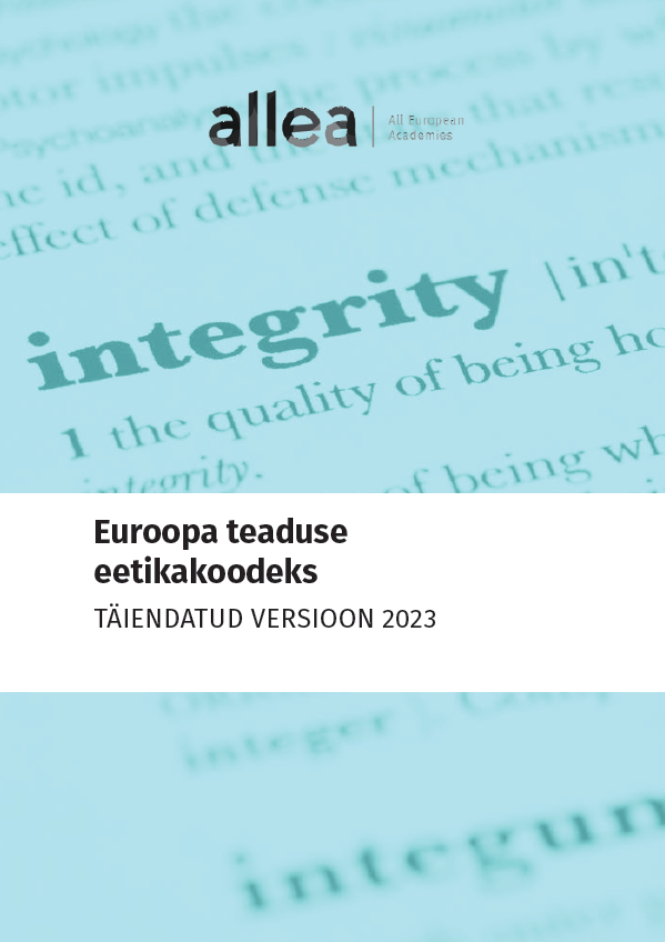 The European Code of Conduct for Research Integrity - ALLEA